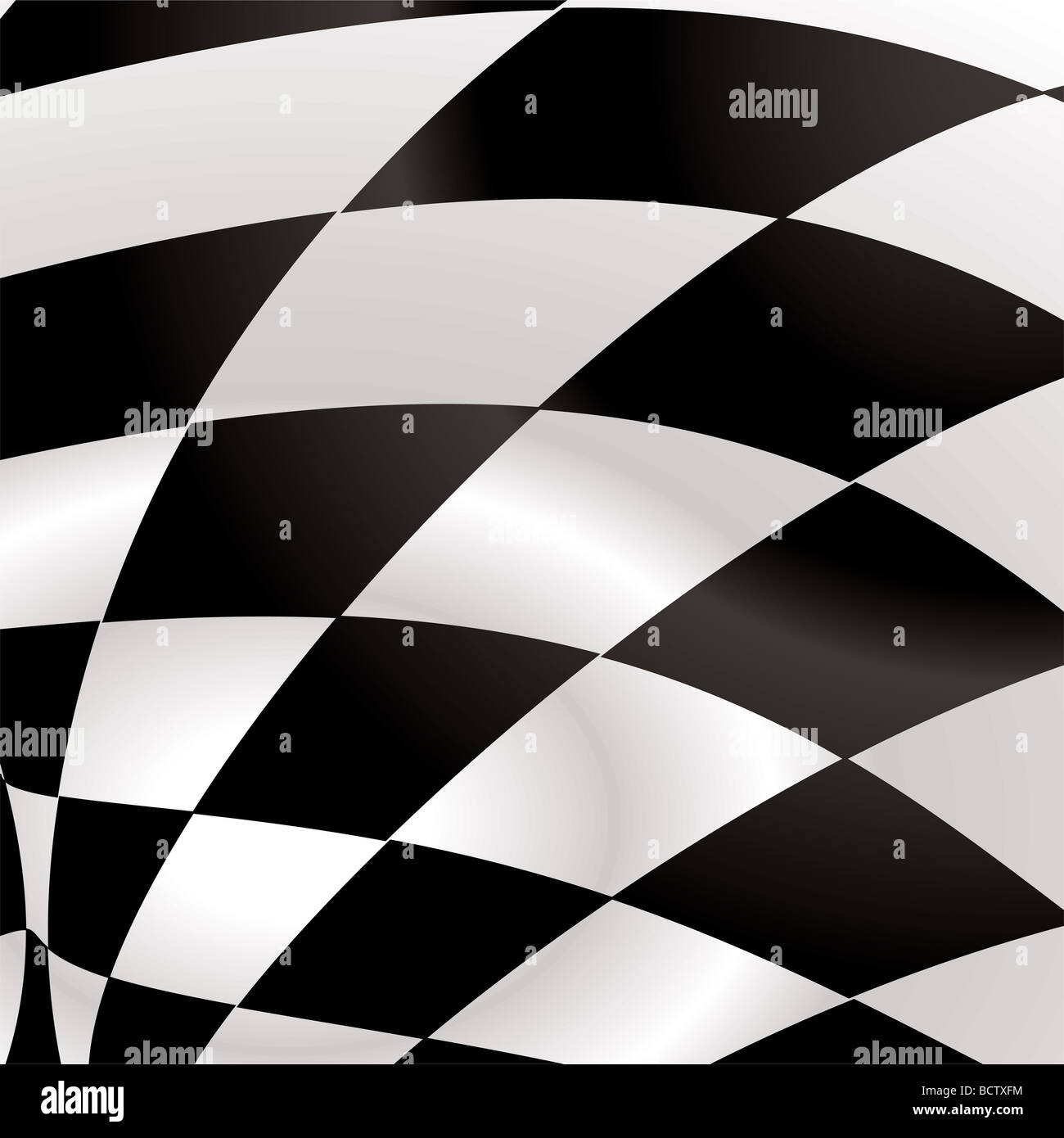 Black and white waved formula flag with ripple effect Stock Photo - Alamy