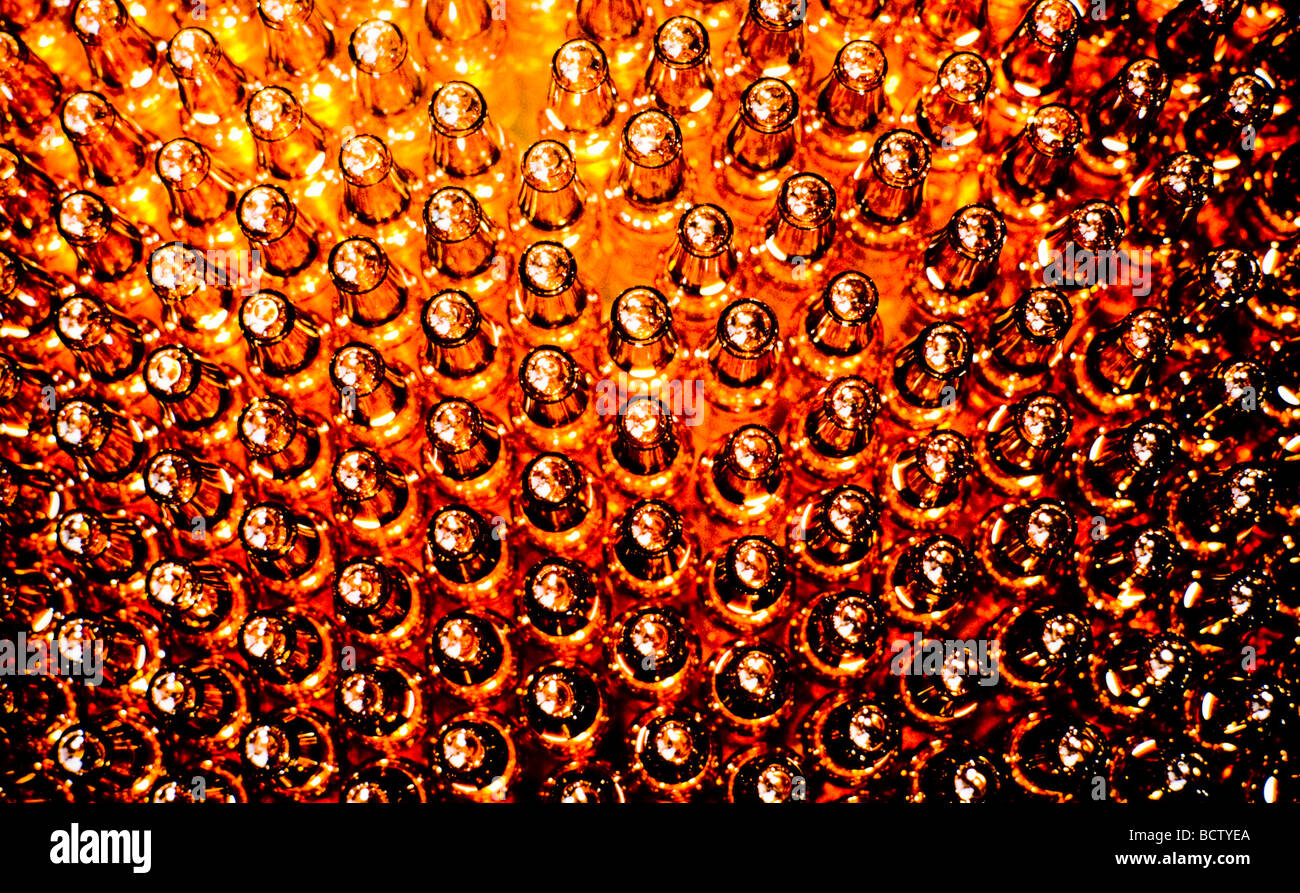 Manufacturing of bottles in a factory Stock Photo - Alamy