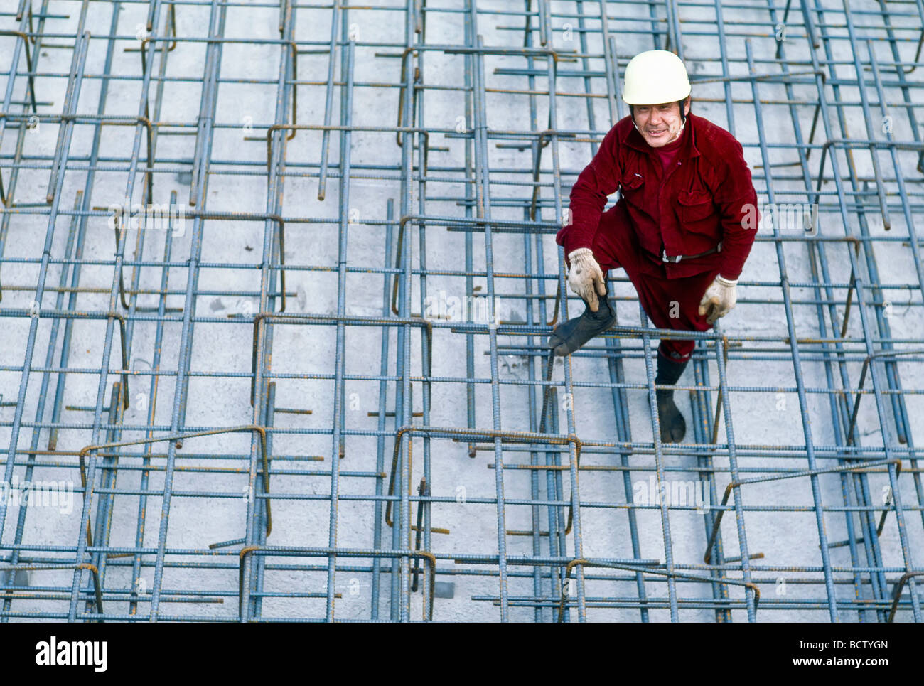 Man at a construction site, Japan Stock Photo - Alamy
