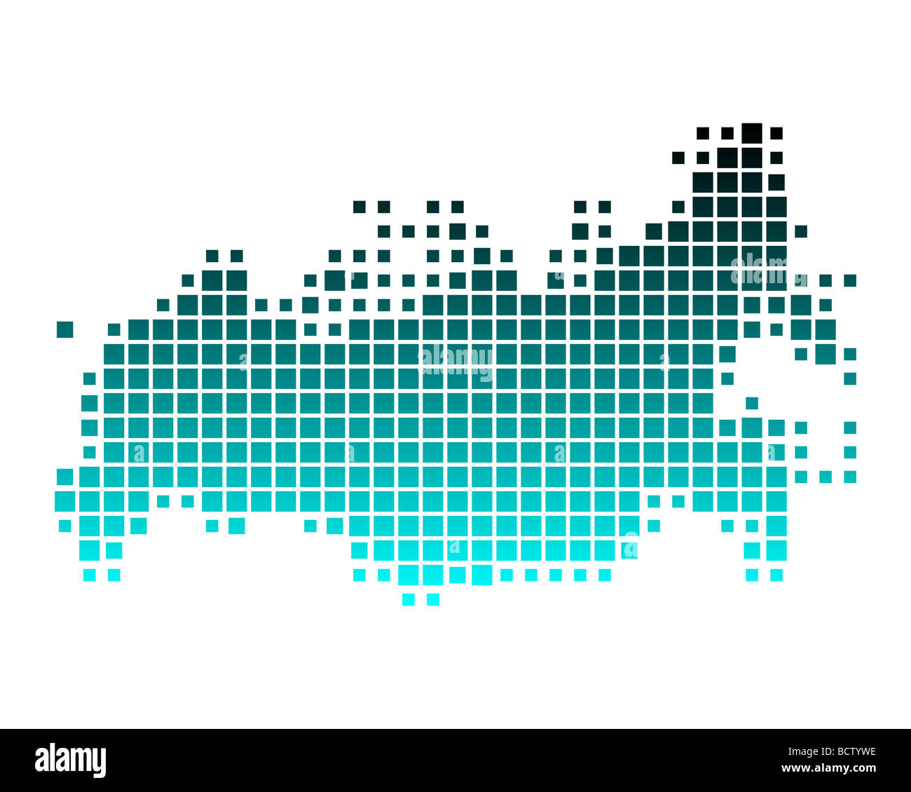 Map of Russia Stock Photo - Alamy