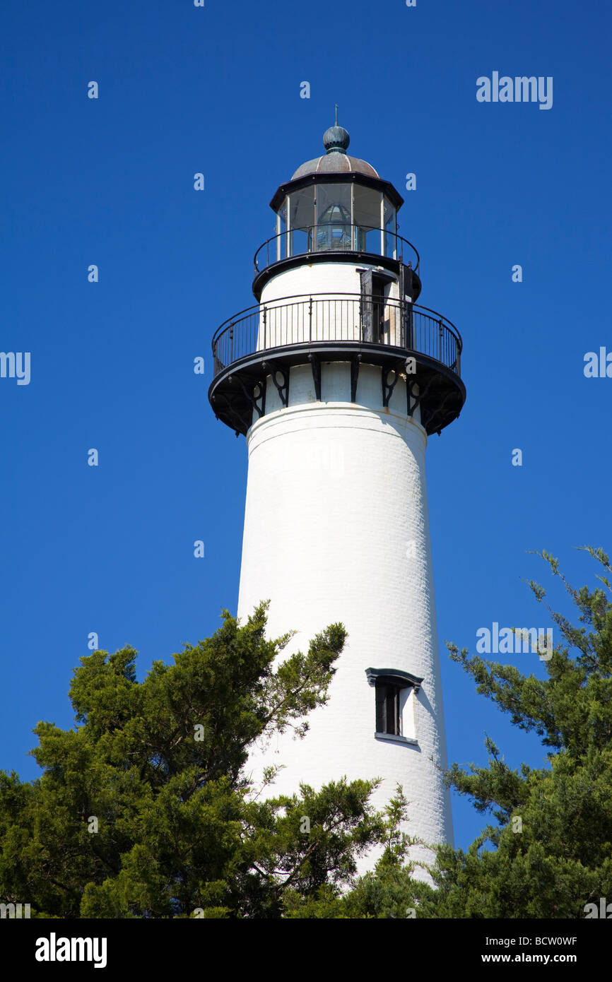 St simons island lighthouse photography hi-res stock photography and ...