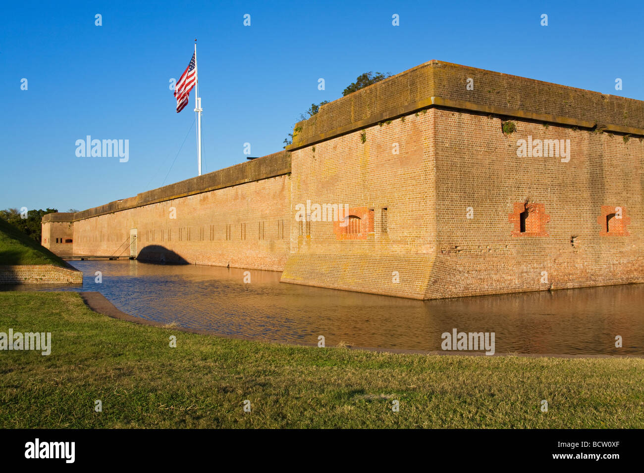 Fort at the riverside, Fort Pulaski, Fort Pulaski National Monument ...