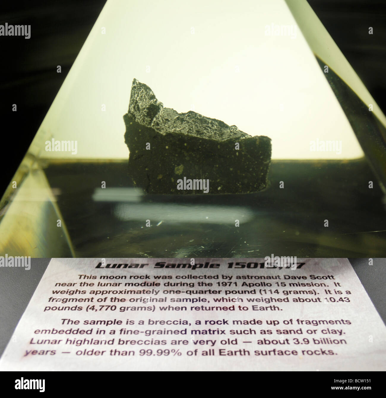 Lunar sample hi-res stock photography and images - Alamy