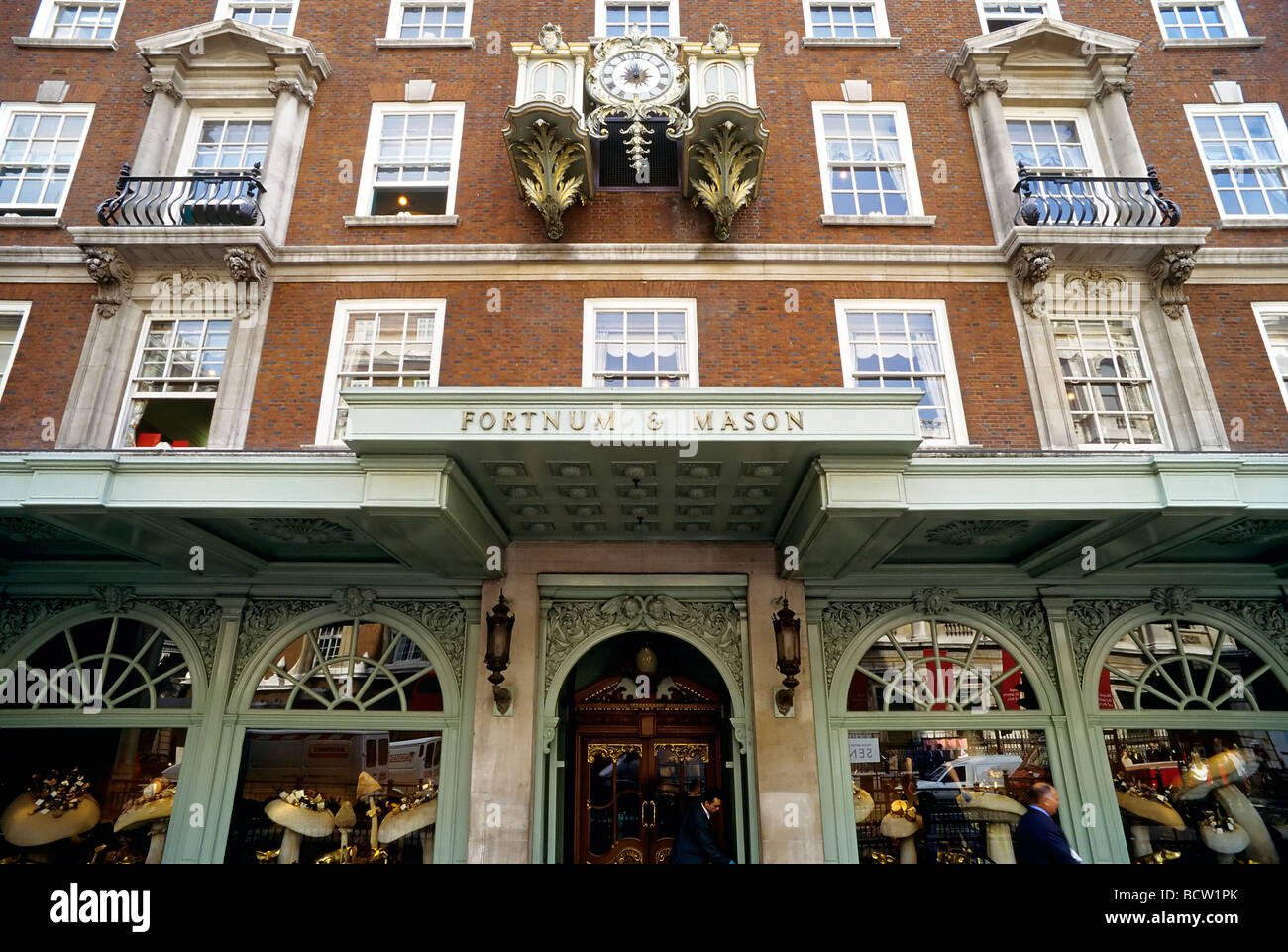Traditional delicatessen department store Fortnum & Mason, Piccadilly ...