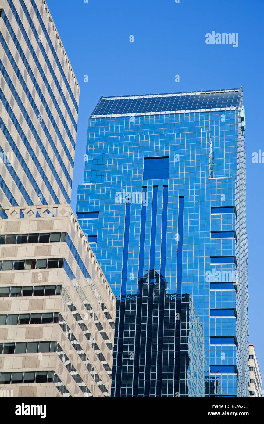 Low angle view commercial buildings Commerce Tower G. Fred DiBona Jr ...