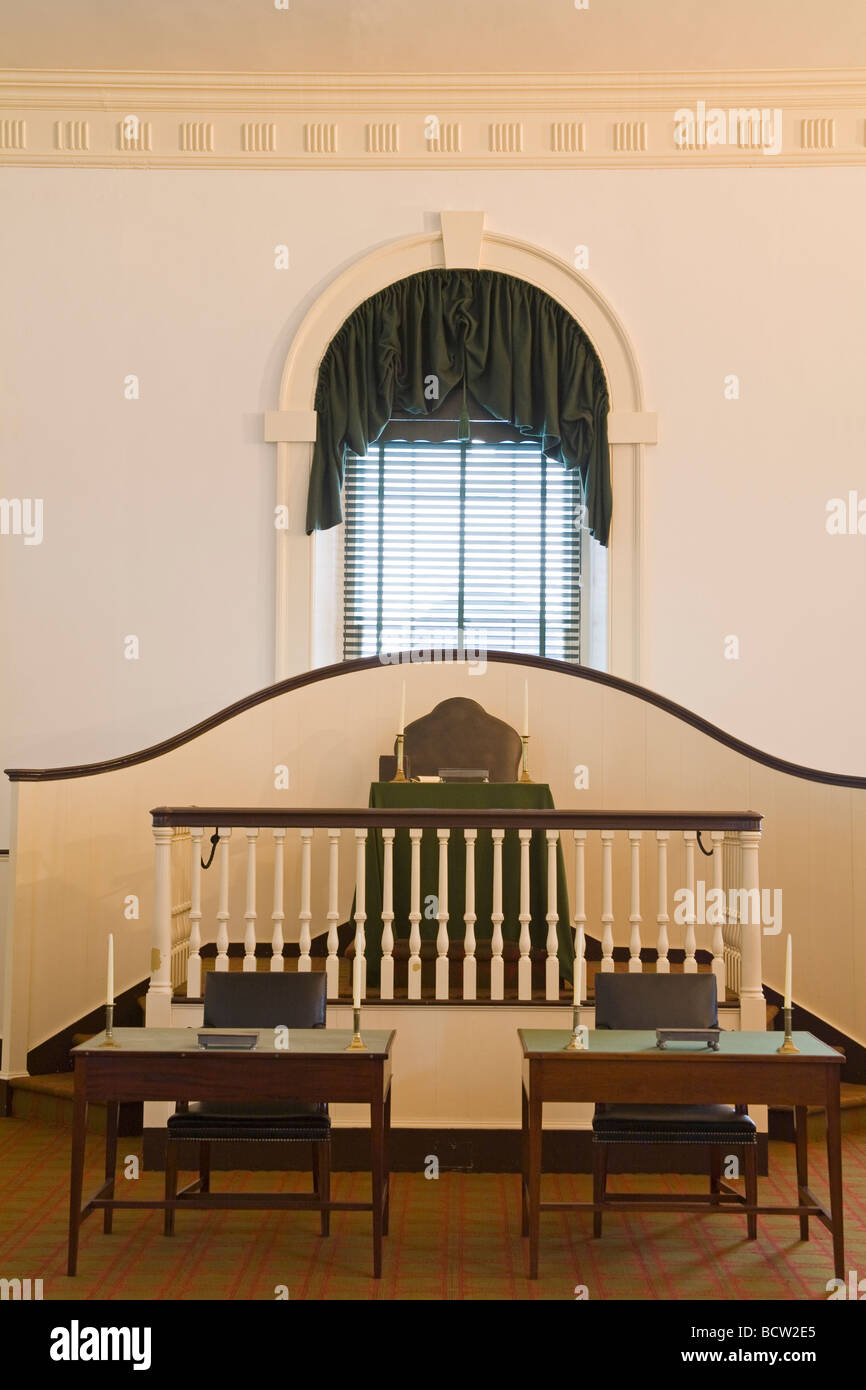 Interiors of a hall, Congress Hall, Independence National Historical ...