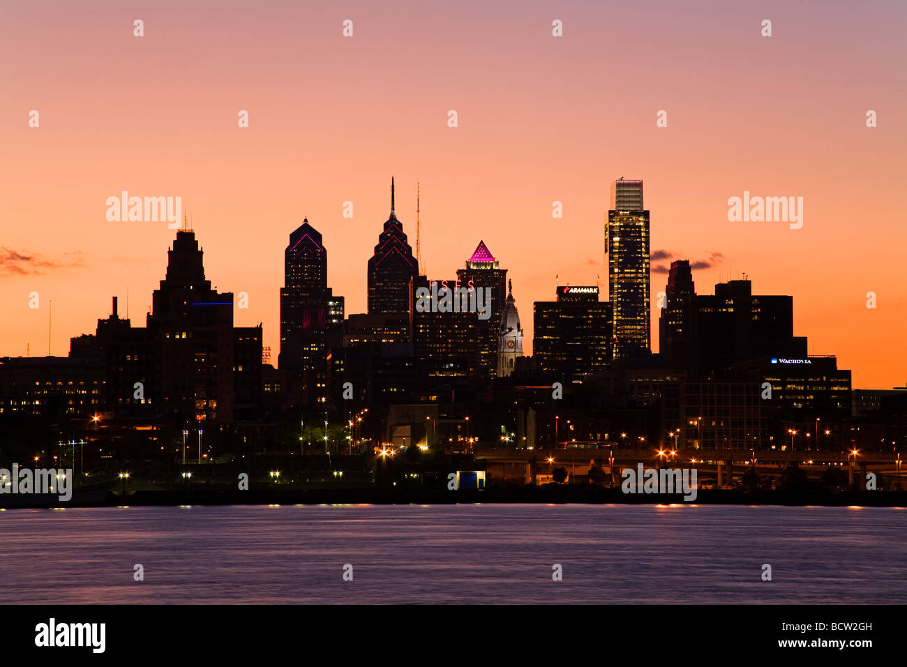 Buildings at the waterfront, Delaware River, Philadelphia, Pennsylvania ...