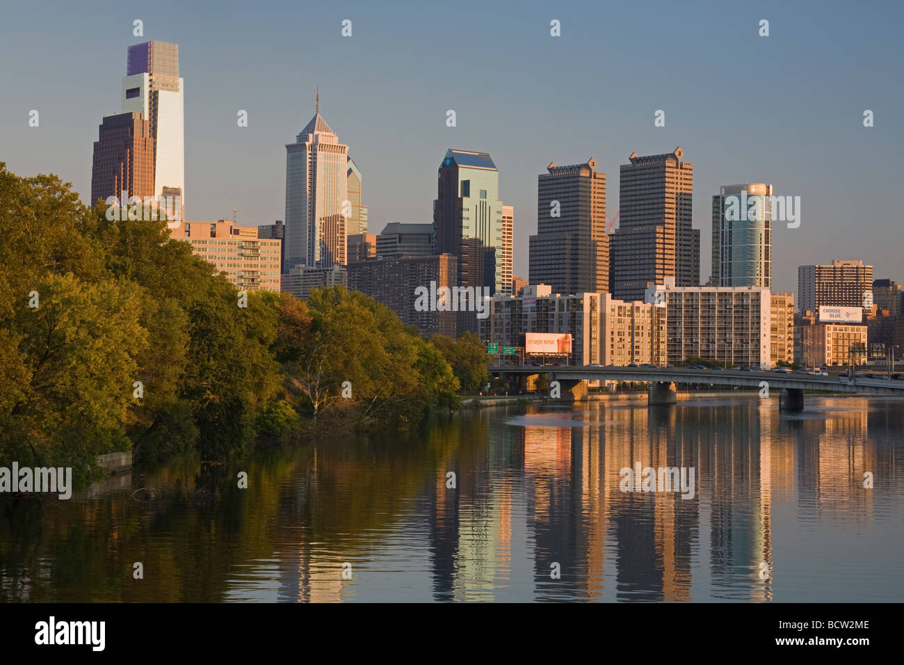 Buildings at the waterfront, Schuylkill River, Philadelphia ...