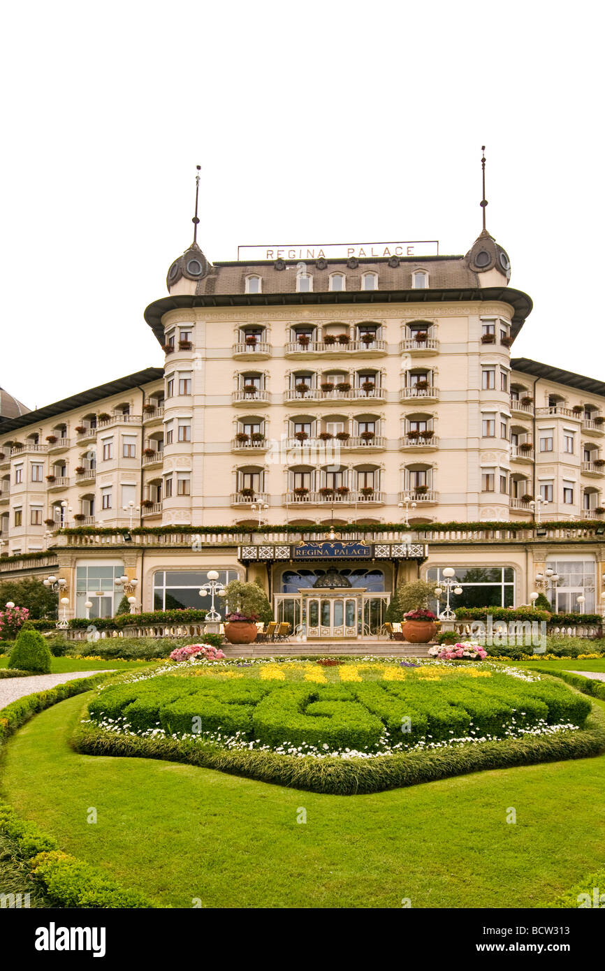 Regina Palace Hotel Stresa Novara Italy Stock Photo - Alamy