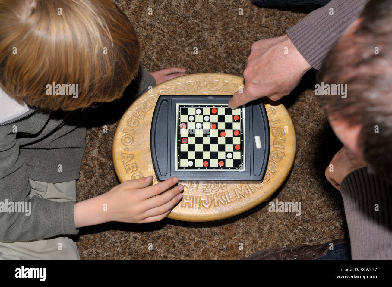 Man playing drafts hi-res stock photography and images - Alamy