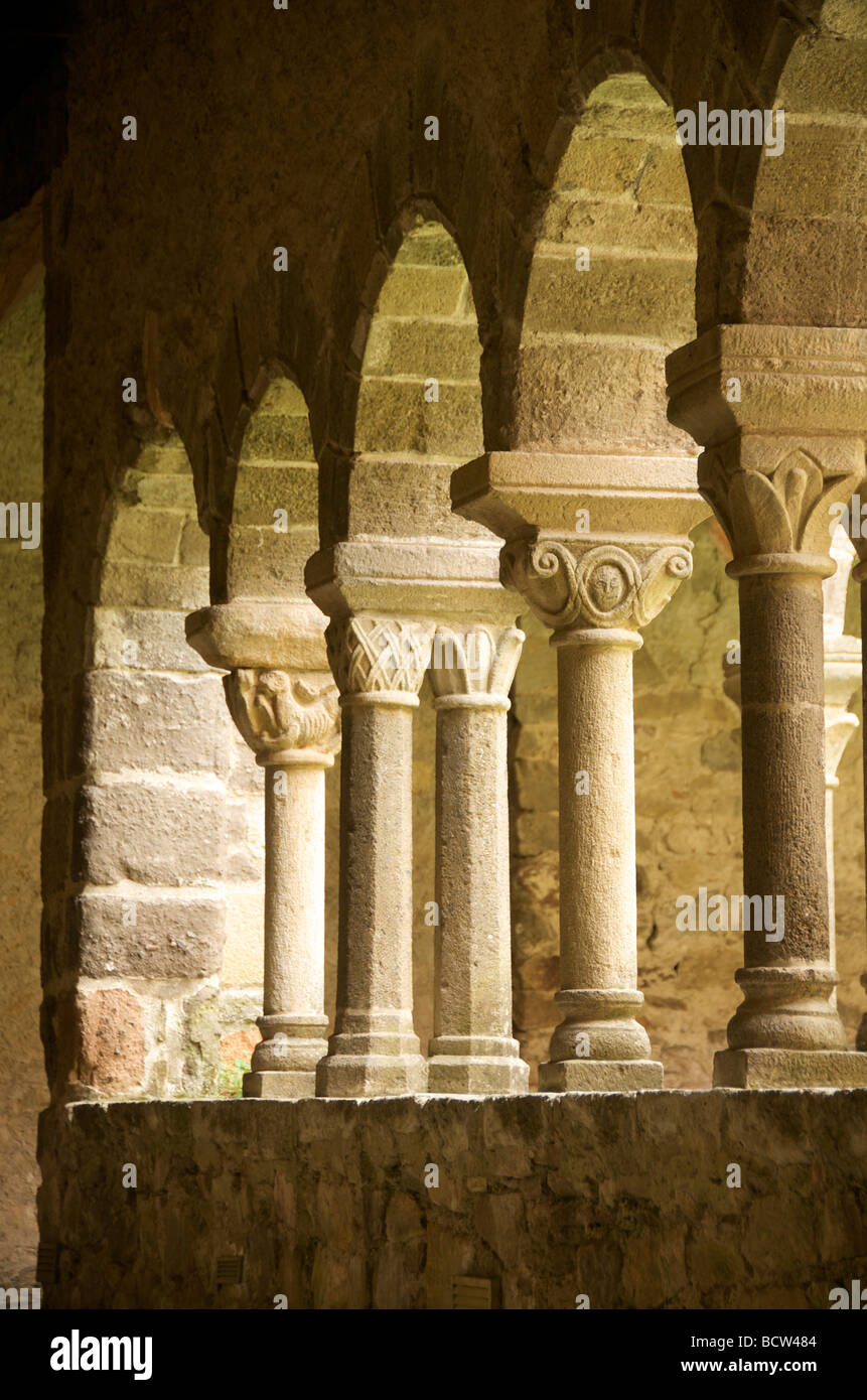 Capitals of the cloister , Lavaudieu village labelled The Most ...