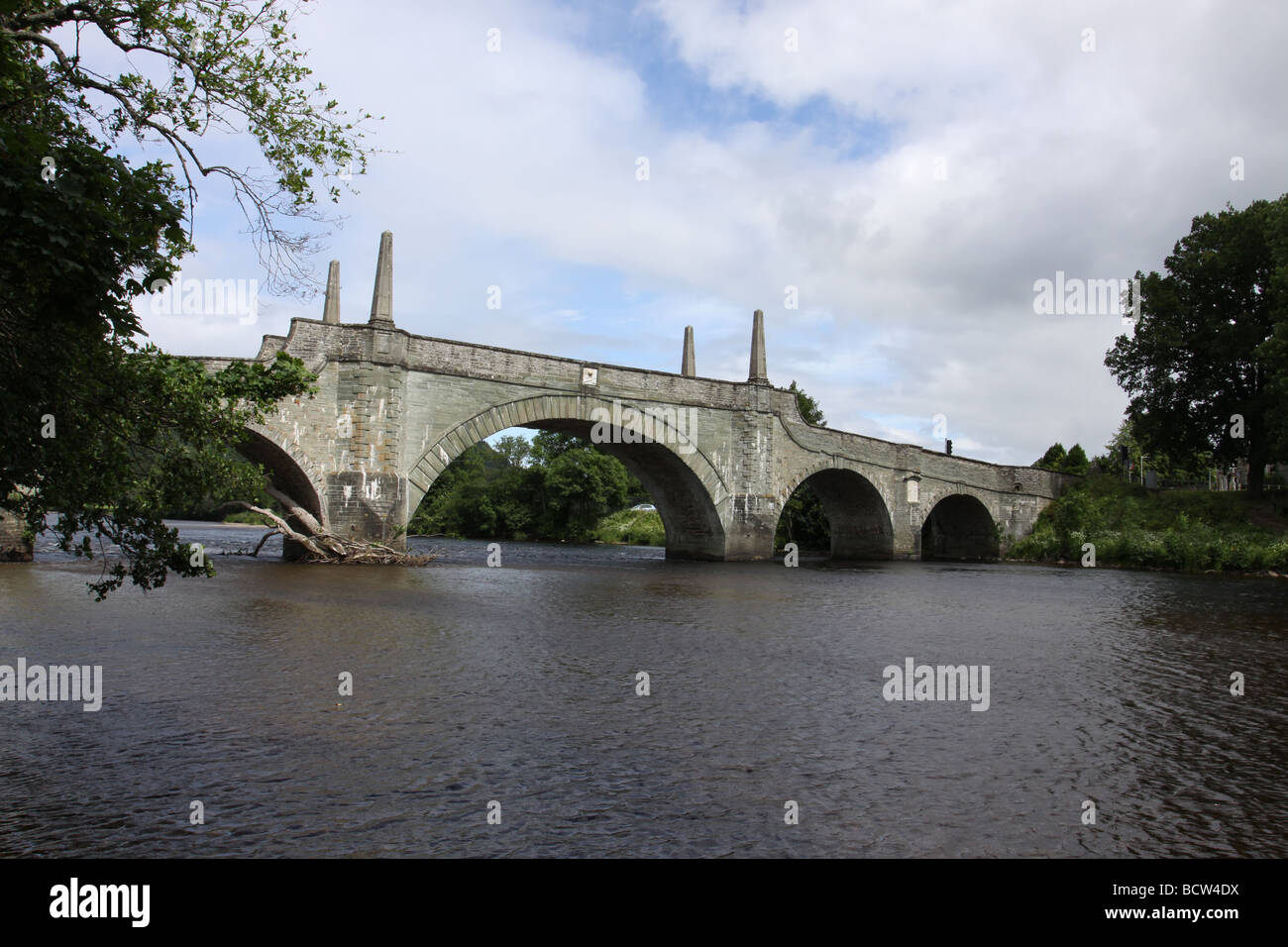 General Wade's bridge across River Tay Aberfeldy Perthshire Scotland ...
