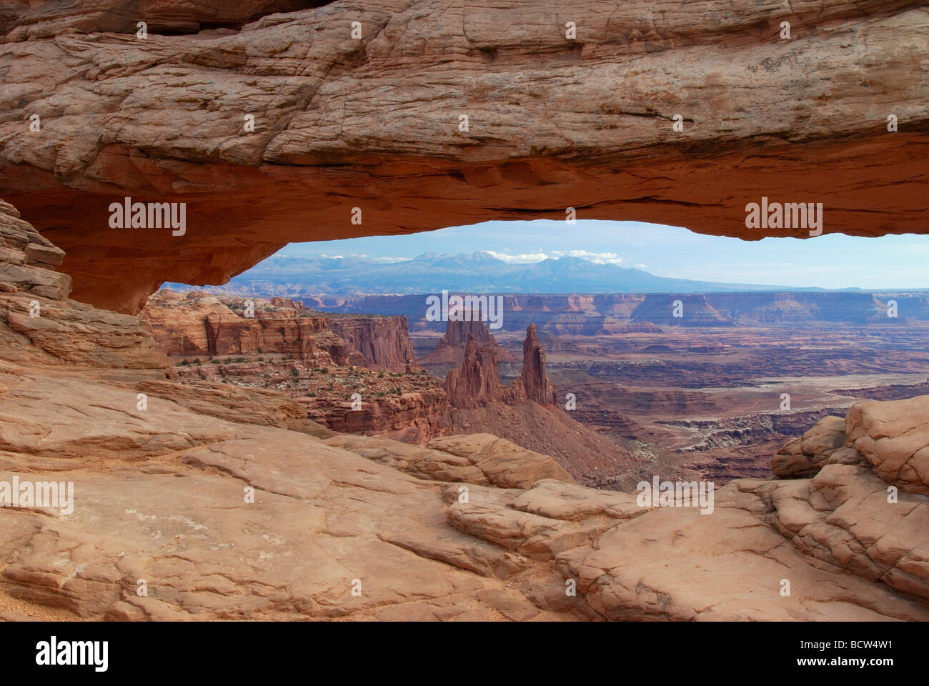 Rock formations on a landscape, Canyonlands National Park, Utah, USA ...