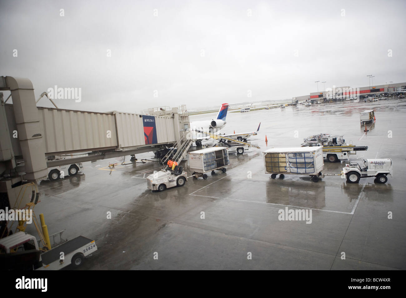 rainy day, airport Stock Photo - Alamy