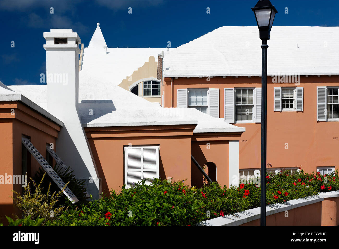 Pastel architecture bermuda hamilton hi-res stock photography and ...