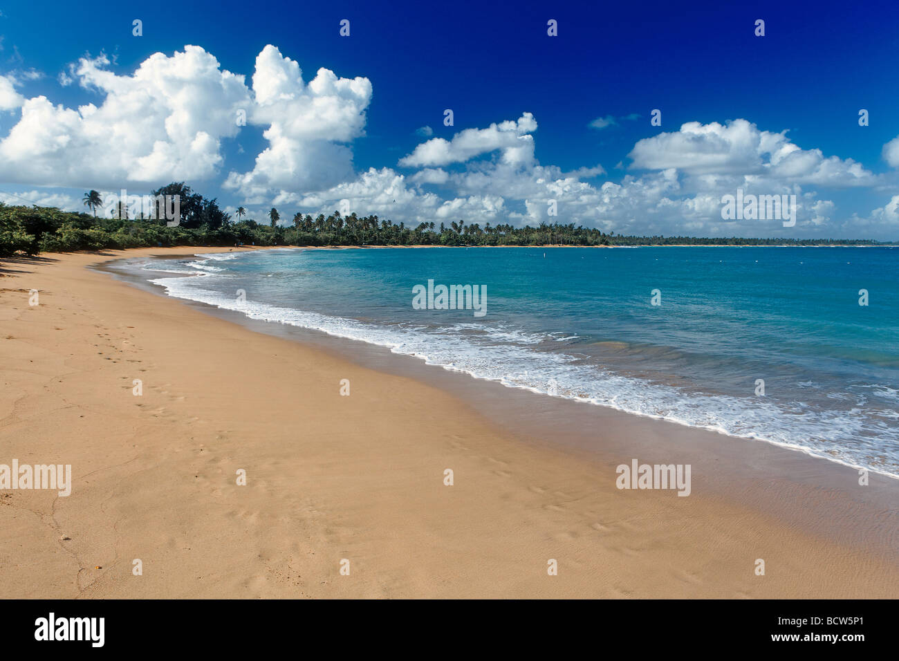 Puerto Rico, Pinones Nature Preserve, view of Vacia Talega beach Stock ...