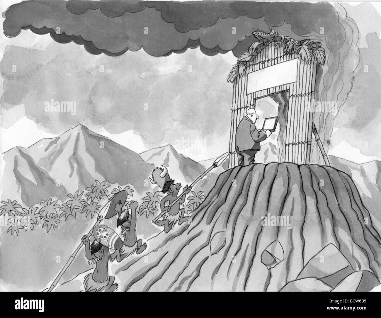 Wi-fi hotspot by Brian Diskin, illustration Stock Photo - Alamy