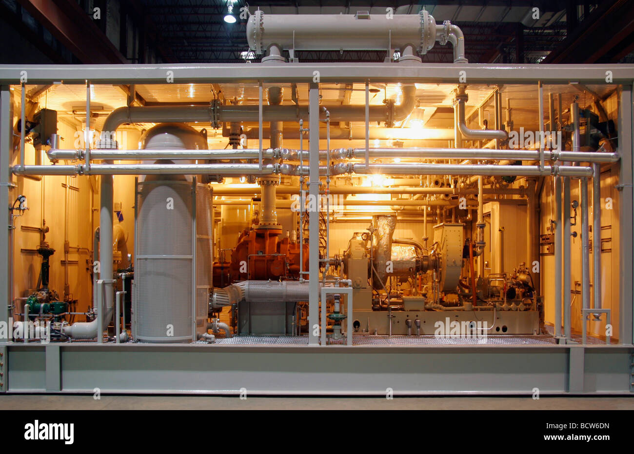 Interior of a compressor station Stock Photo - Alamy