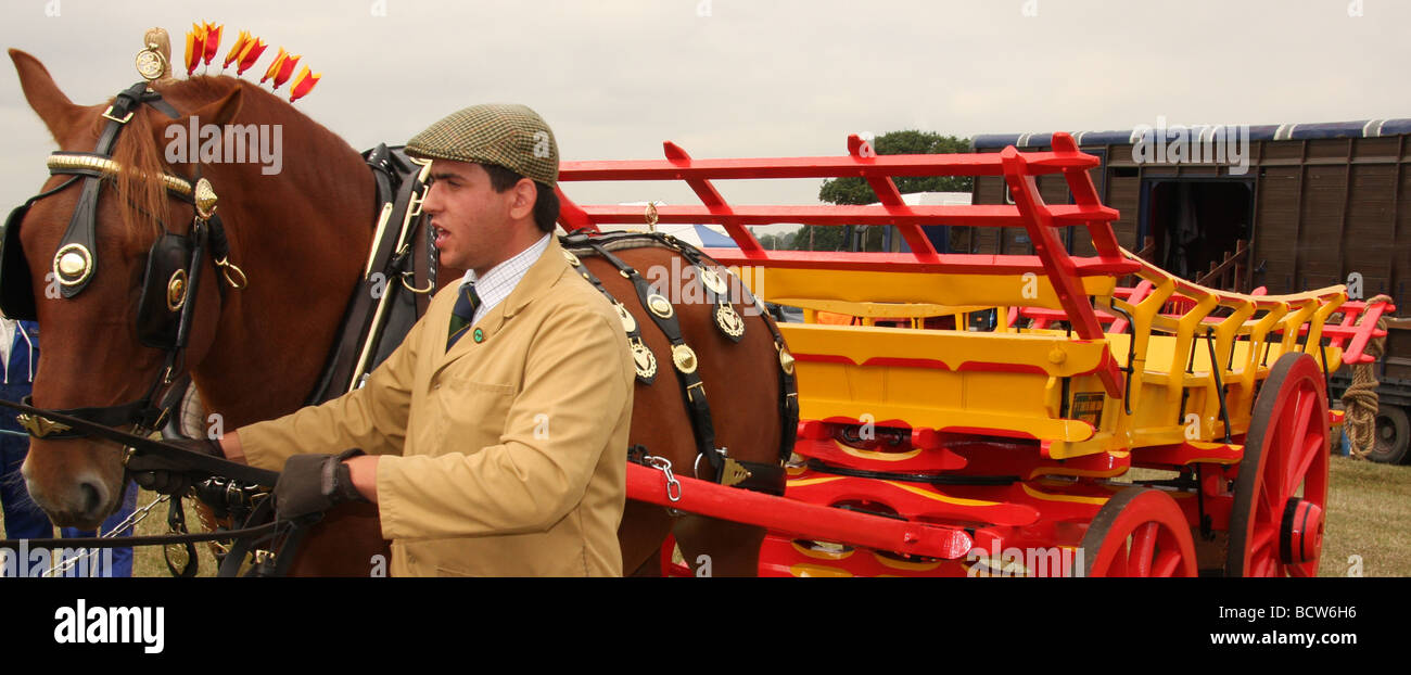 Hay Wagon Horse Parade Stock Photo - Alamy