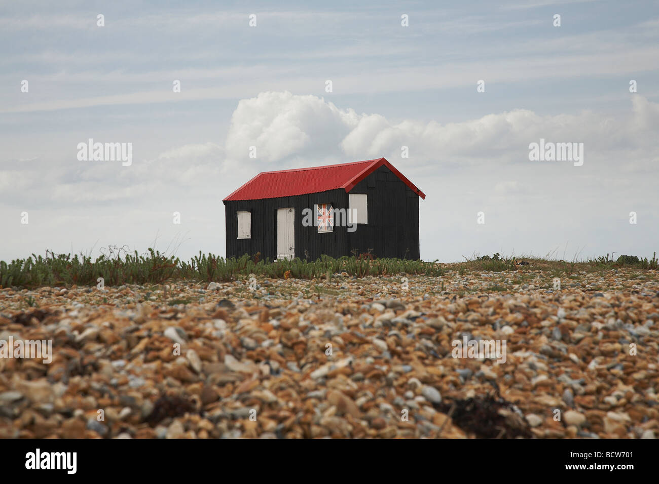 Hut with red roof hi-res stock photography and images - Alamy