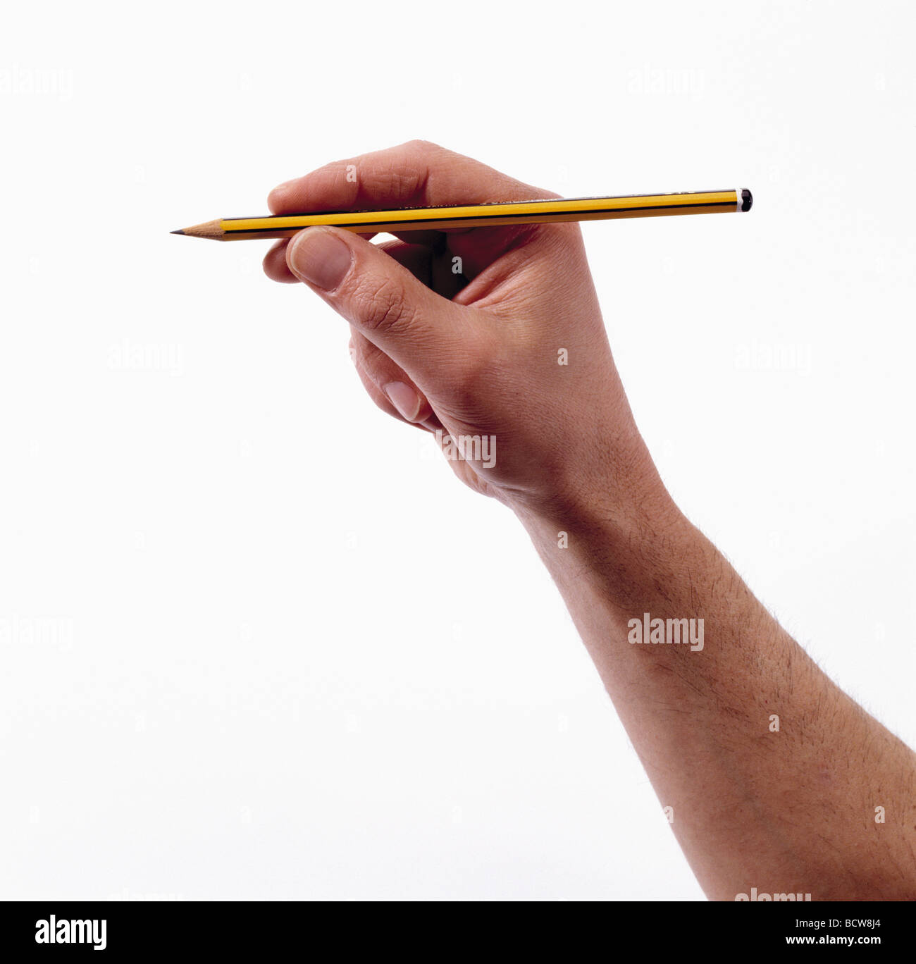 Hb pencil hand hi-res stock photography and images - Alamy