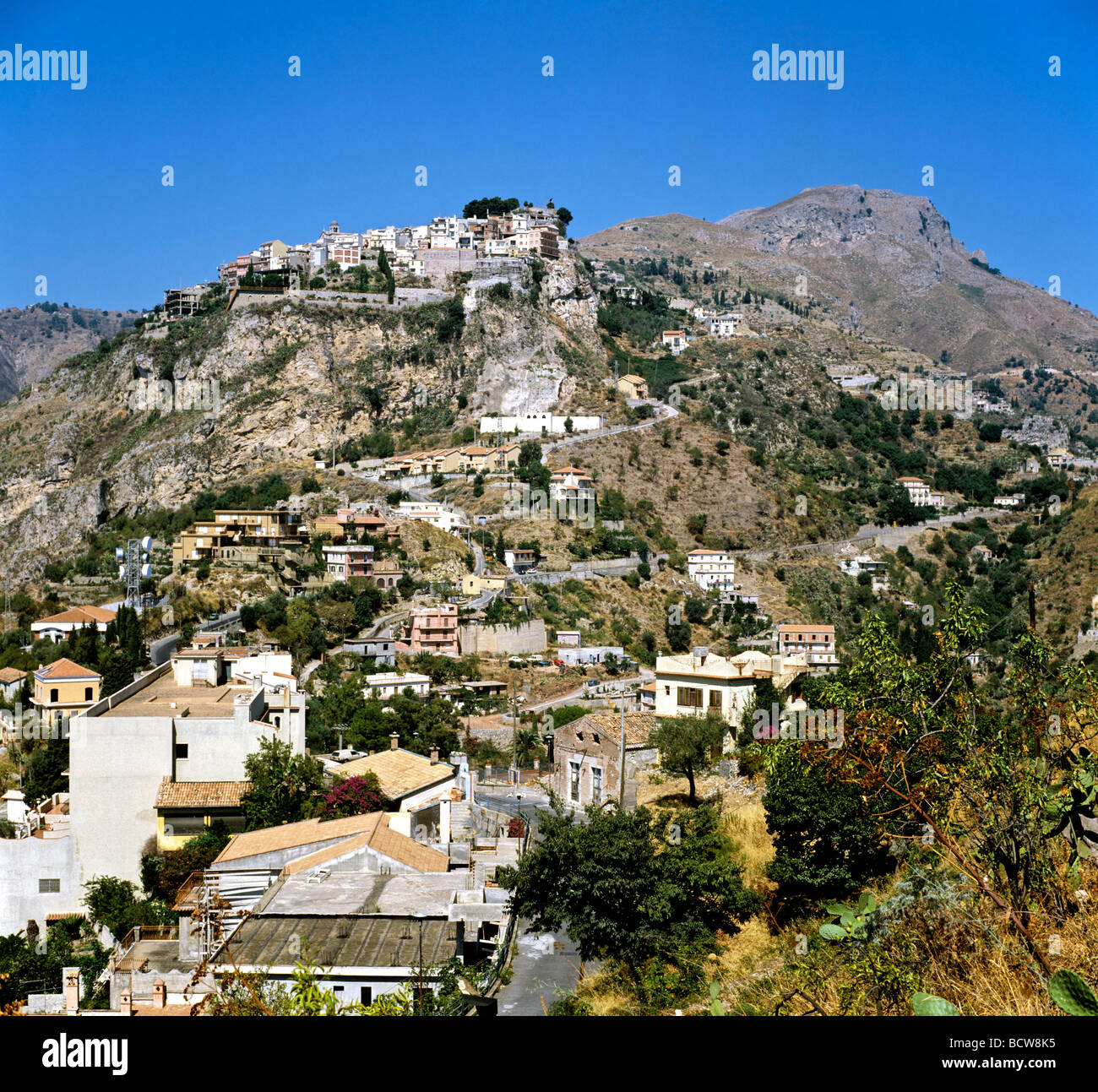 Overview of taormina hi-res stock photography and images - Alamy