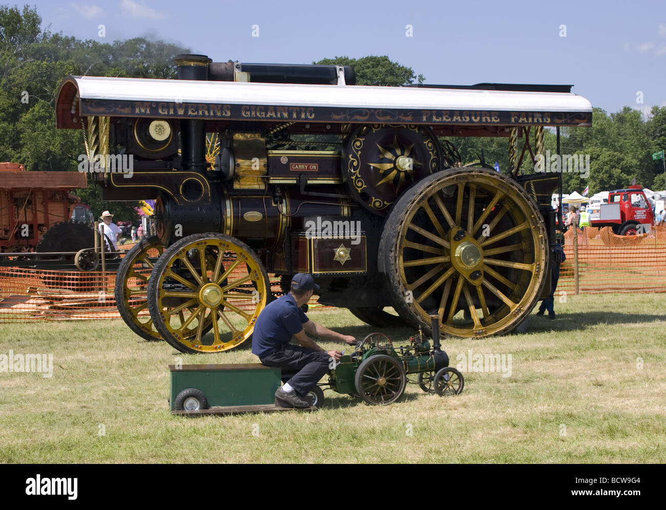 Steam Traction Engines Stock Photo - Alamy