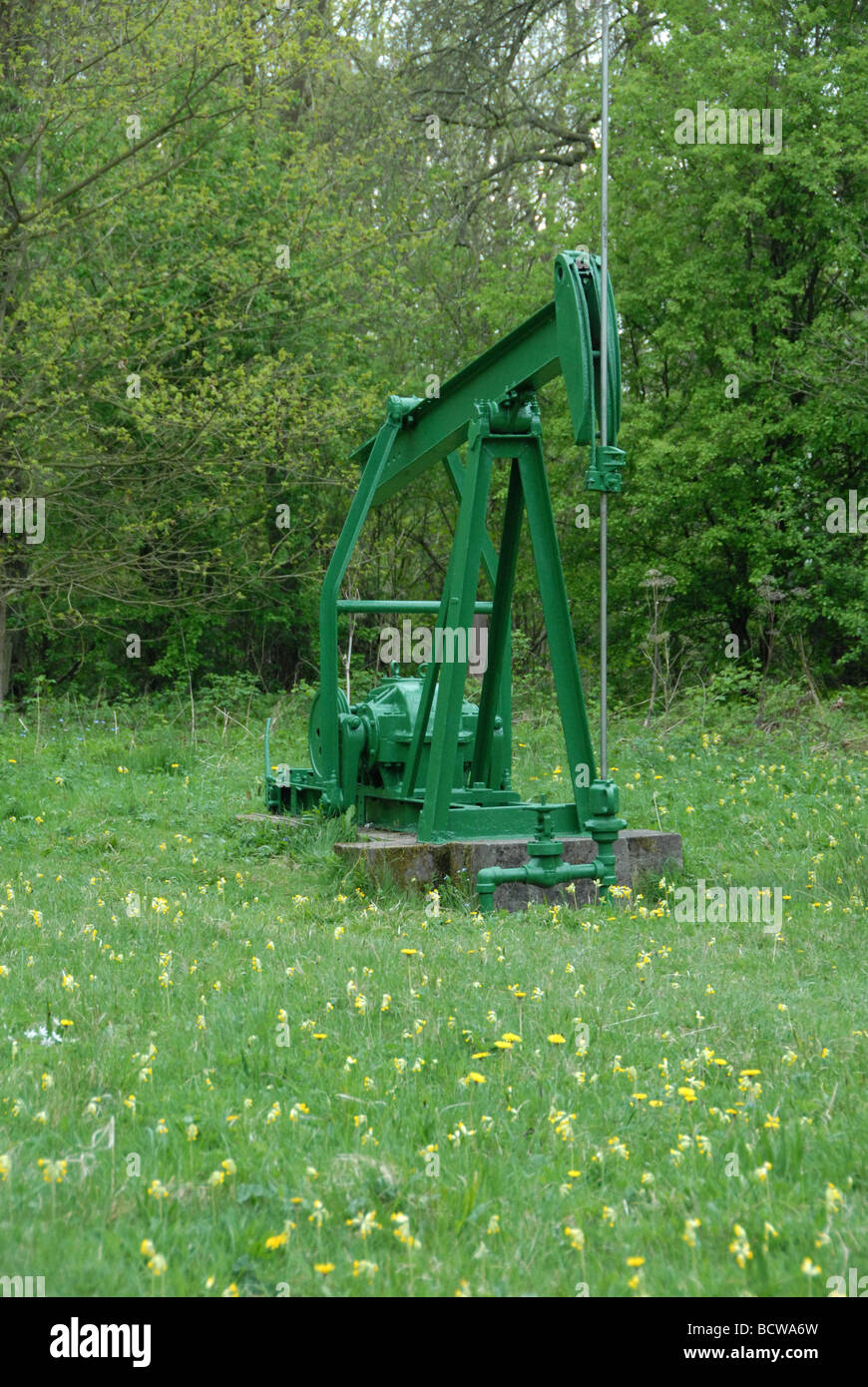 The former oil field at Dukes Wood Eakring Nottinghamshire Stock Photo ...