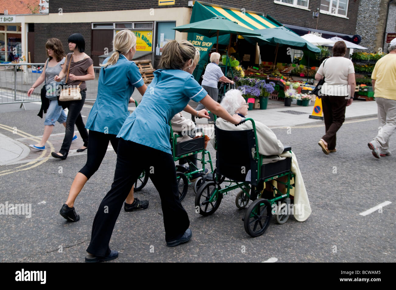 Care workers uk hi-res stock photography and images - Alamy