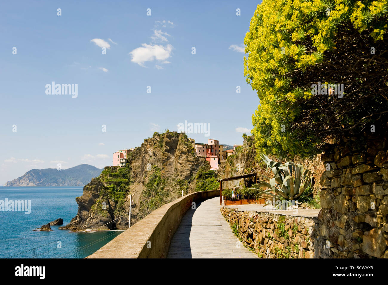 Love path Cinque Terre Liguria Stock Photo - Alamy