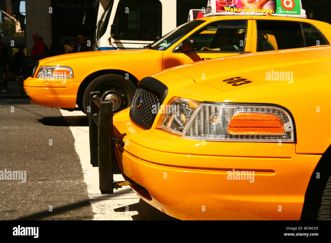 Taxi Cab in Manhattan, New York Stock Photo - Alamy