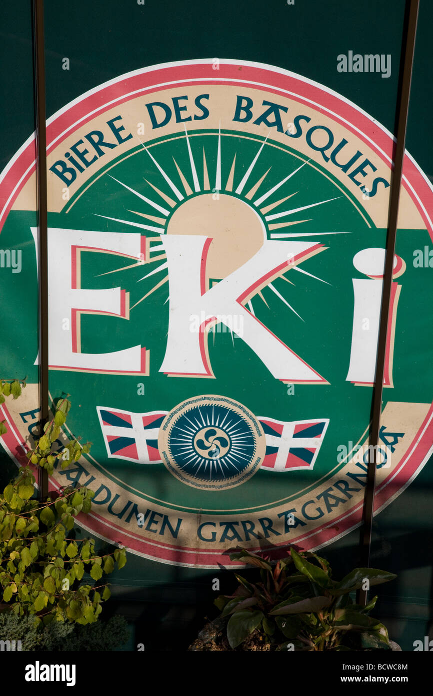 Eki basque beer label hi-res stock photography and images - Alamy