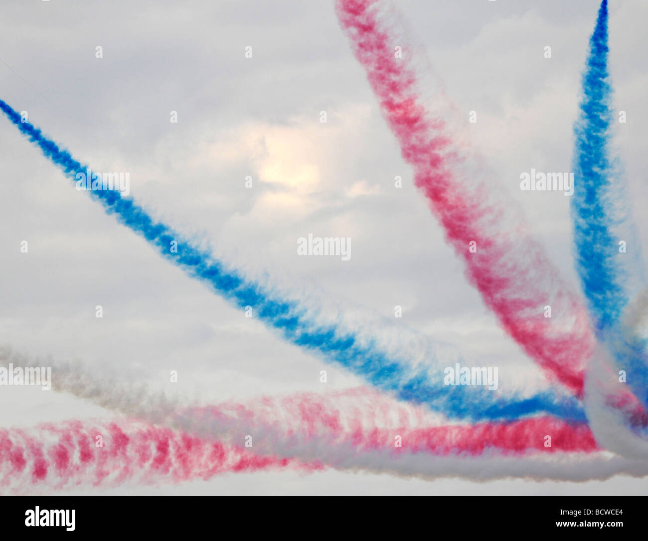 World famous Red Arrows Air Display Team giving a show at Cromer in ...