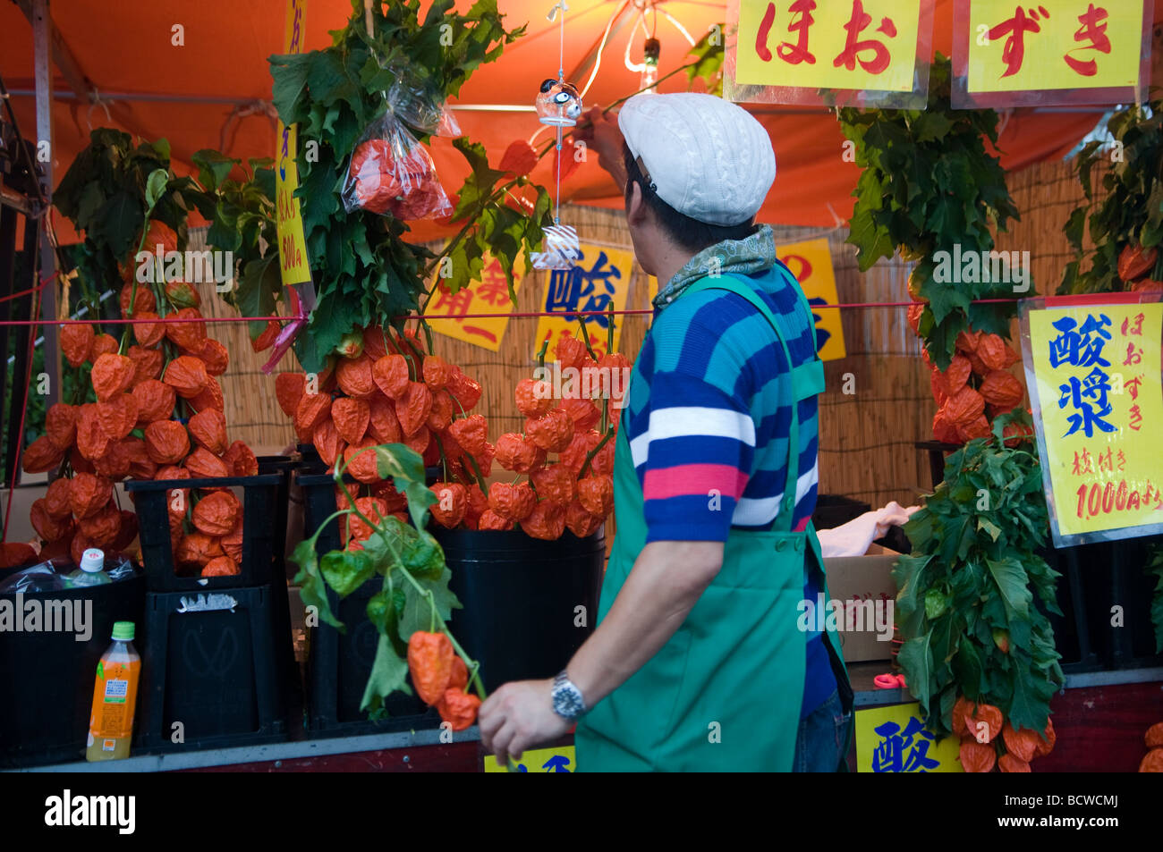 Man street selling flowers hi-res stock photography and images - Alamy