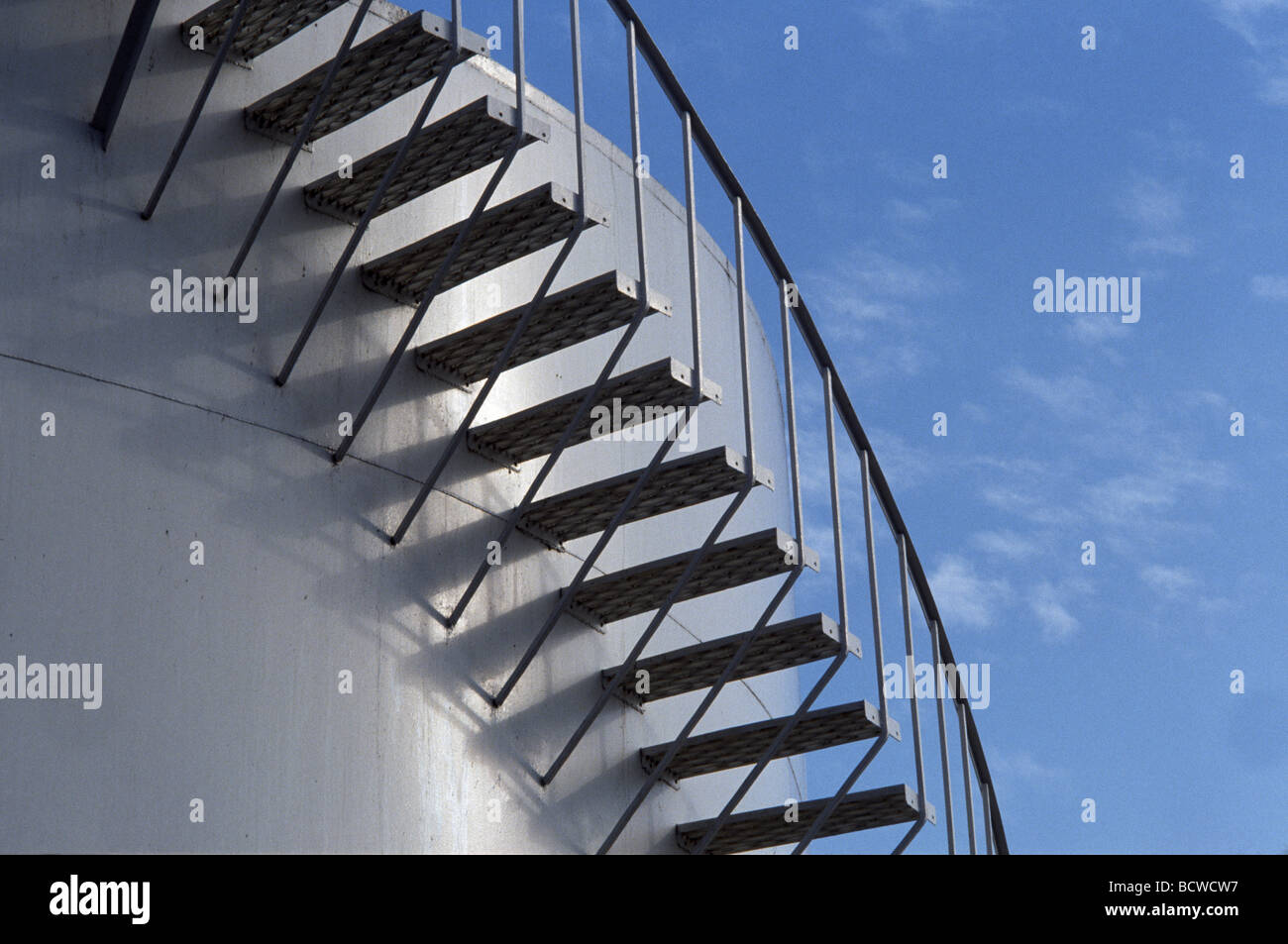 Storage tank spiral staircase hi-res stock photography and images - Alamy