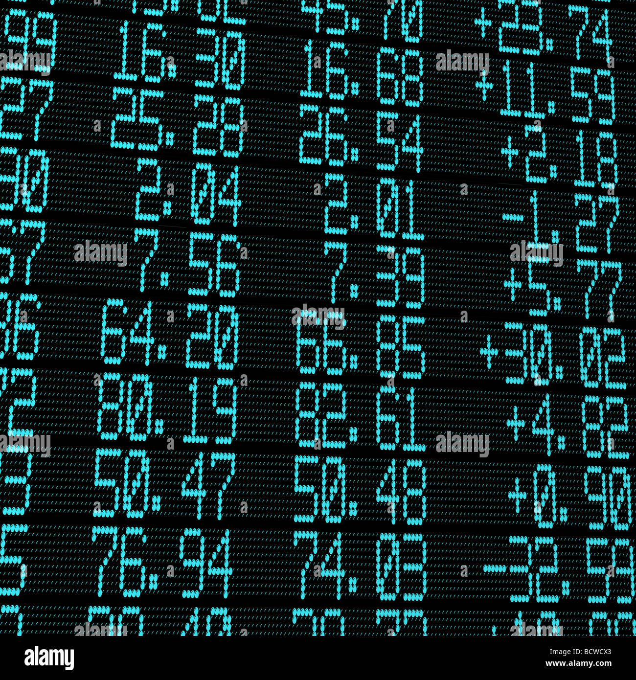 Stock market ticker board numbers hi-res stock photography and images ...
