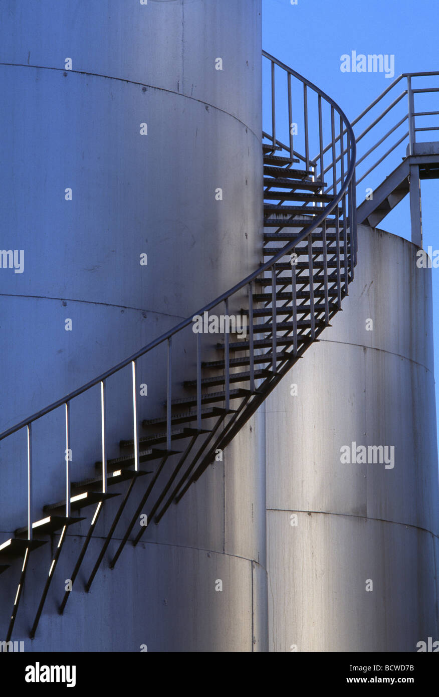 Storage tank spiral staircase hi-res stock photography and images - Alamy