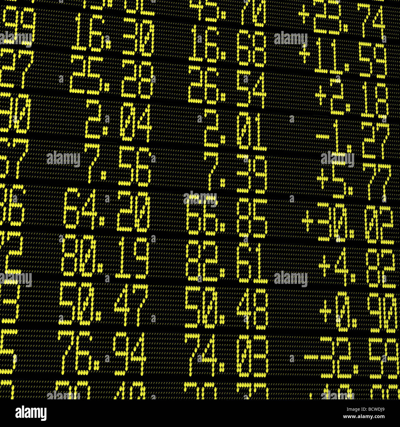 share market display Stock Photo - Alamy