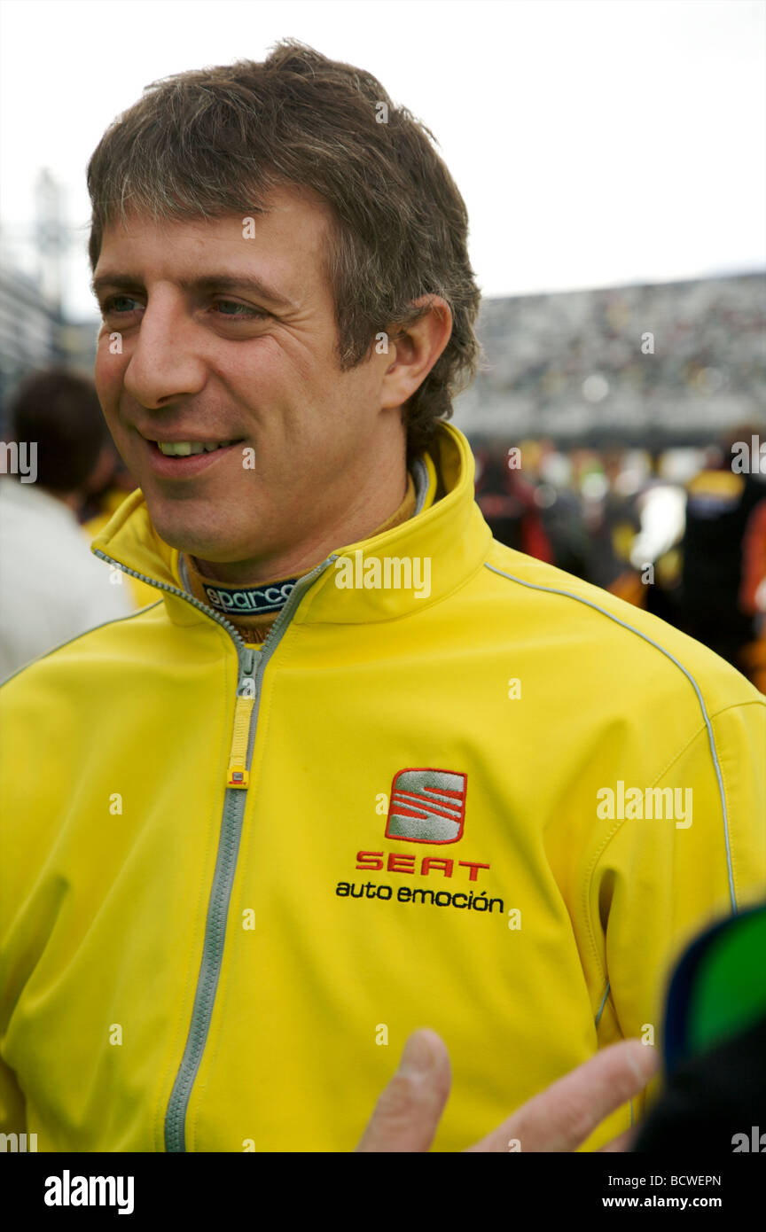 Jason Plato at Rockingham BTCC race 2008 Stock Photo - Alamy