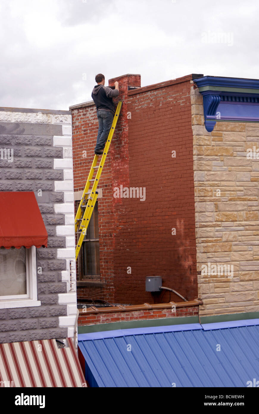 Chimney ladder hi-res stock photography and images - Alamy