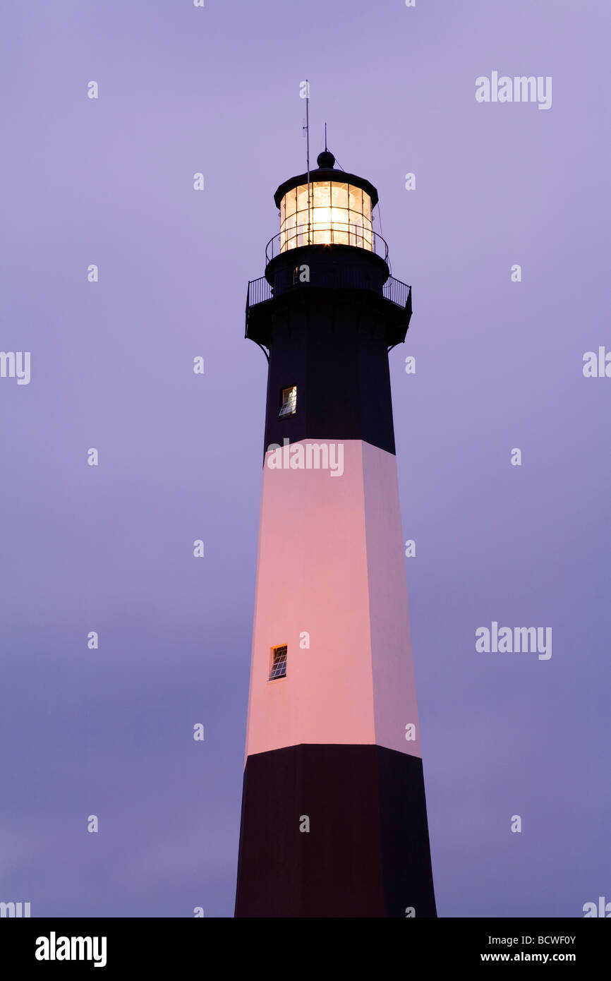 Low angle view of a lighthouse, Tybee Island Lighthouse, Georgia, USA ...