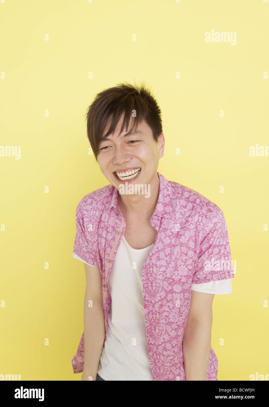 Man no hair smiling hi-res stock photography and images - Alamy