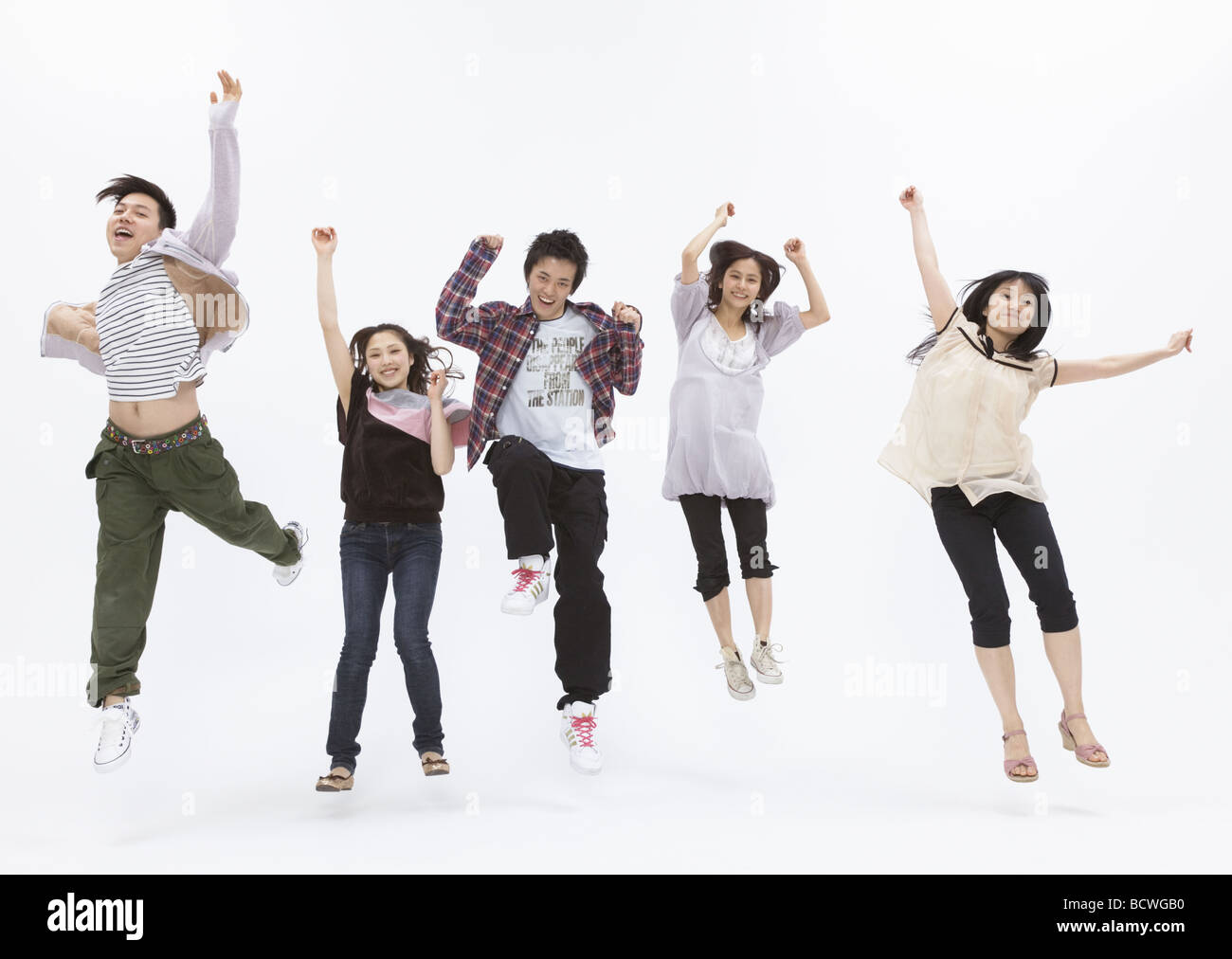 Back view young men Cut Out Stock Images & Pictures - Alamy