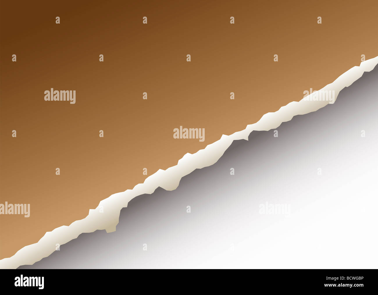 brown paper background with torn edge and drop shadow Stock Photo - Alamy