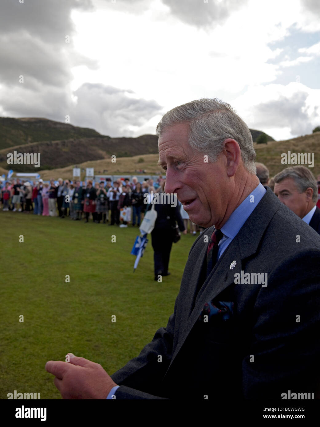 HRH Prince Charles, attending The Gathering Edinburgh, Homecoming ...