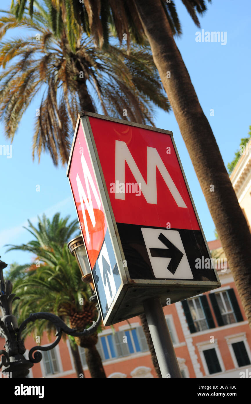 Rome sign hi-res stock photography and images - Alamy