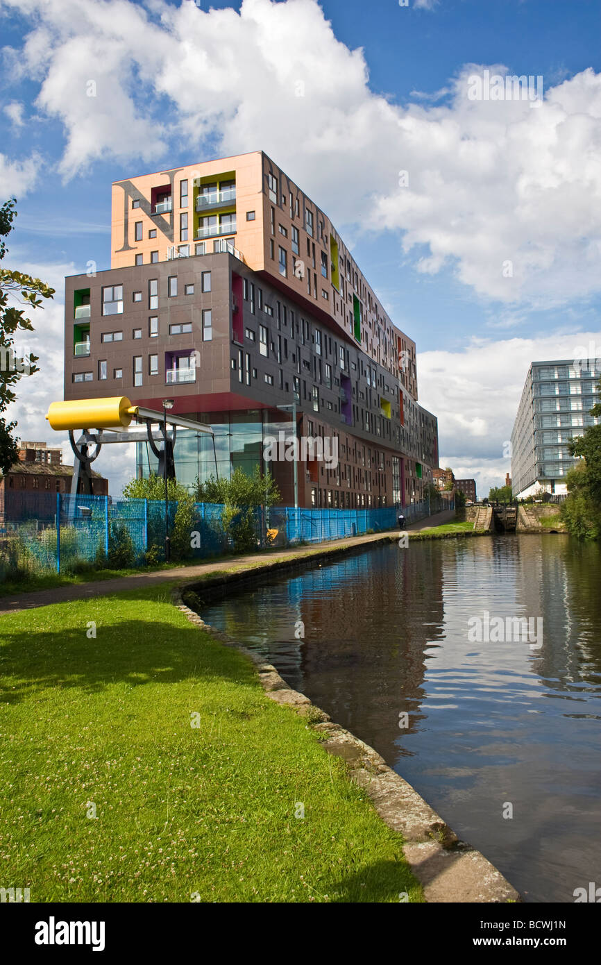 Chips building, new apartments alongside Ashton Canal, New Islington ... Chips building, new apartments alongside Ashton Canal, New Islington ...