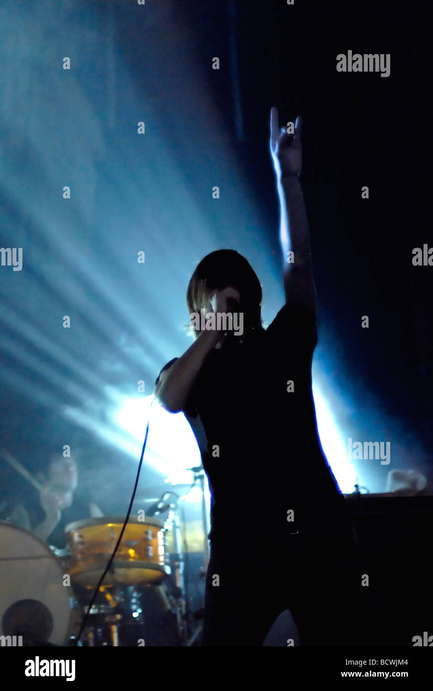 Rock musician generic stage lights hi-res stock photography and images ...