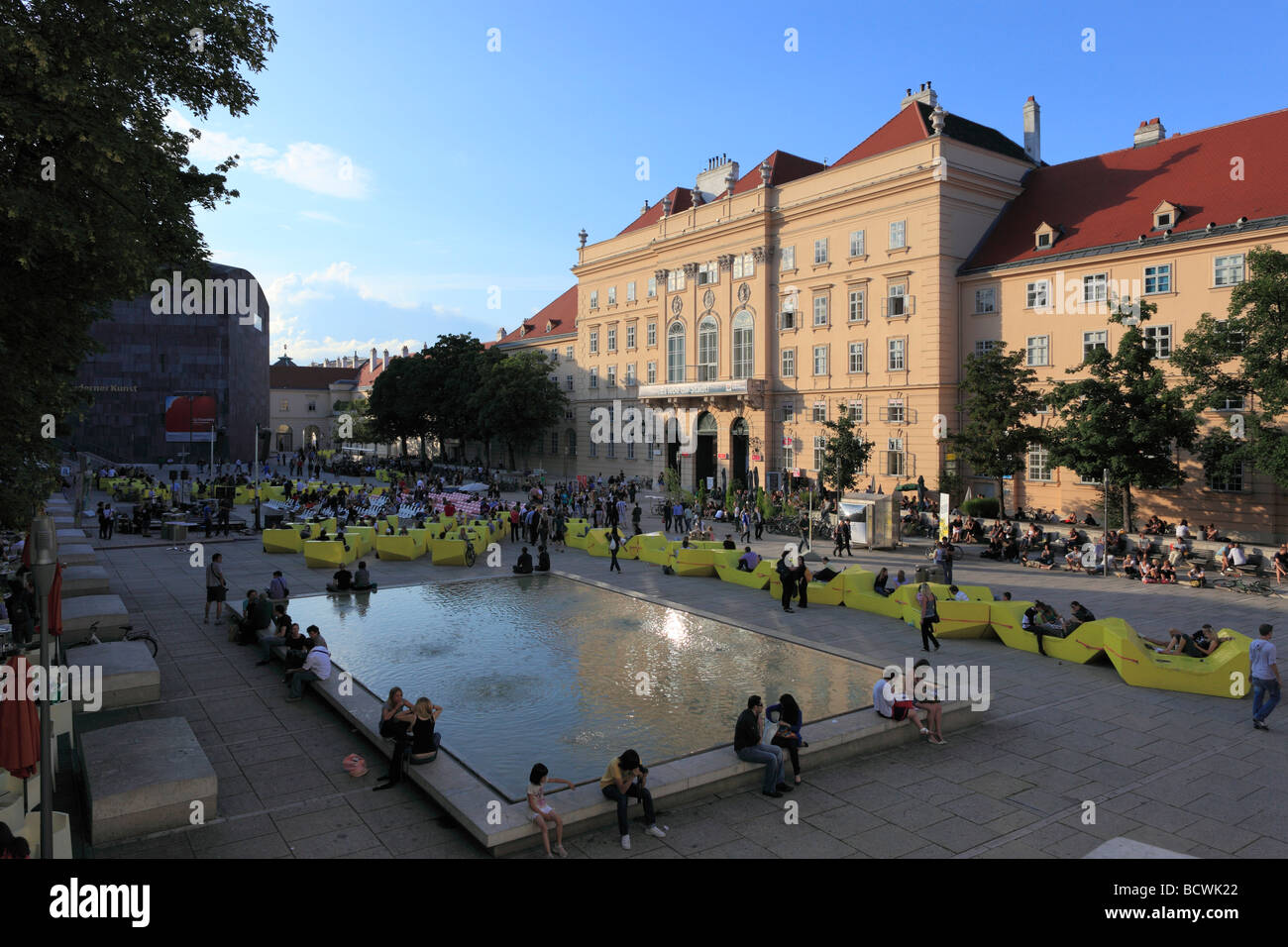 Museumsquartier district, Vienna, Austria, Europe Stock Photo - Alamy