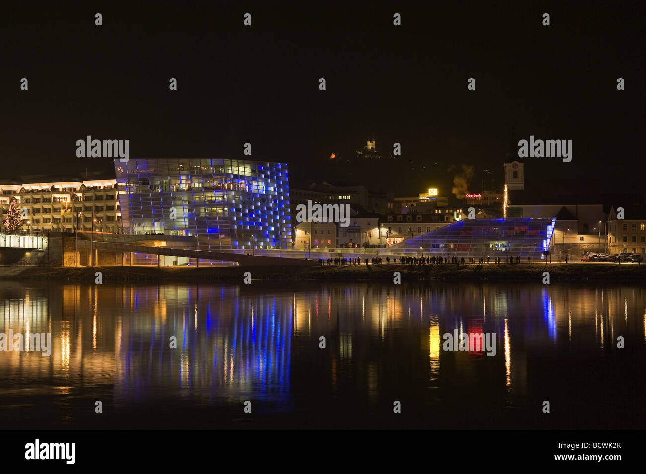 Ars electronica center night linz hi-res stock photography and images ...